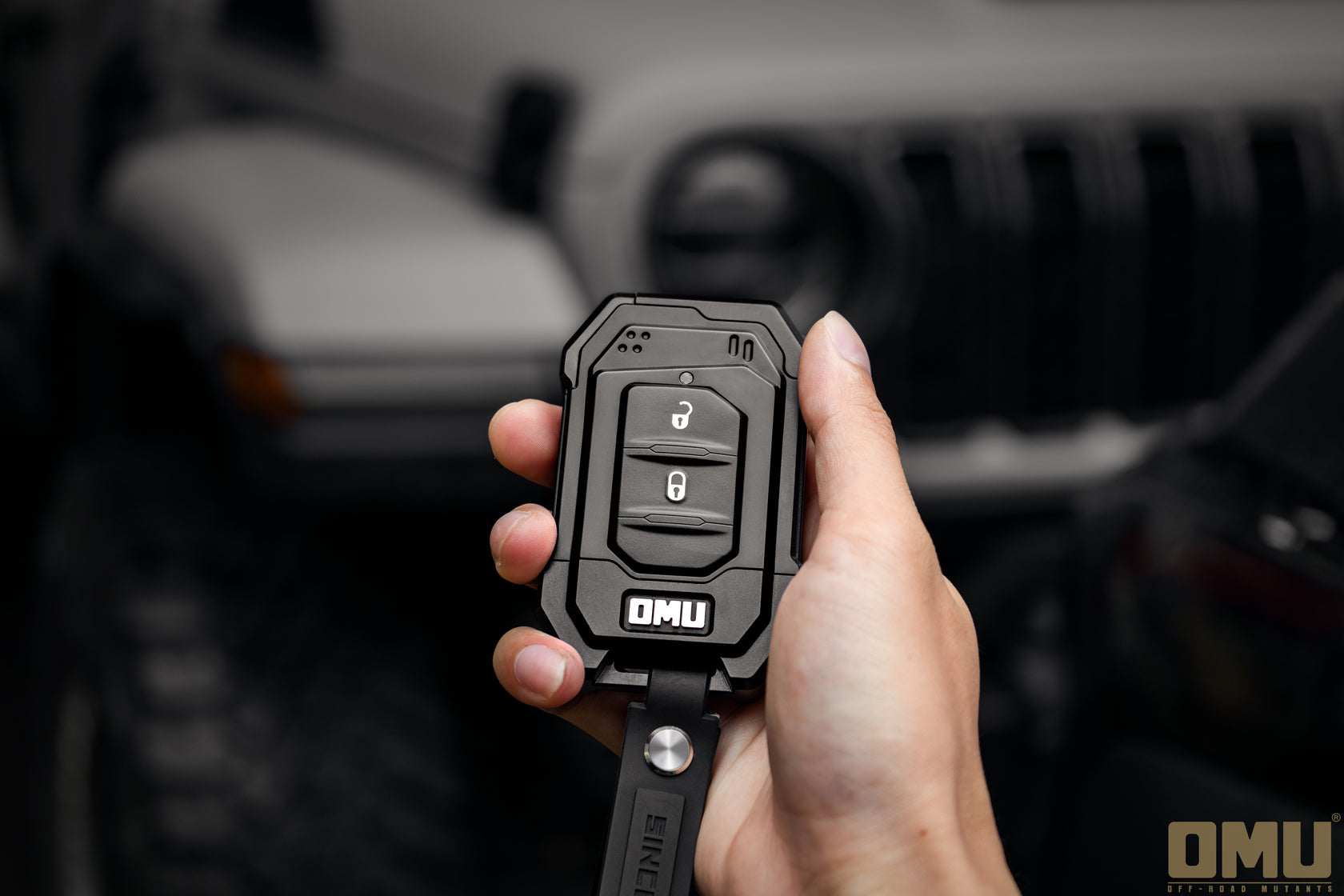 OMU Genesis Series Aluminum Key Case Key Fob For Jeep Wrangler JL / Gl ...